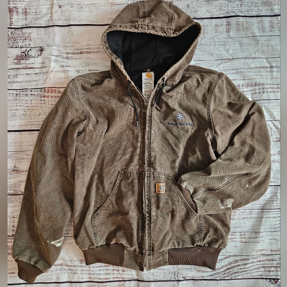 Carhartt | Jackets & Coats | Vintage Carhartt J28 Cht Brown Duck Work ...